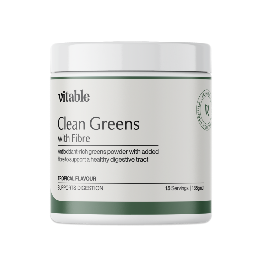 Clean Greens Powder + Fibre by Vitable | Made in Australia