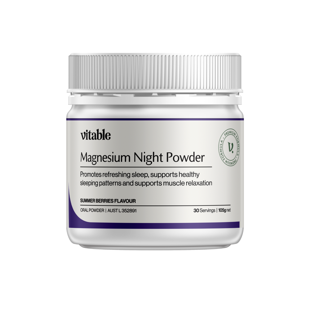 Magnesium Night Powder by Vitable | Made in Australia