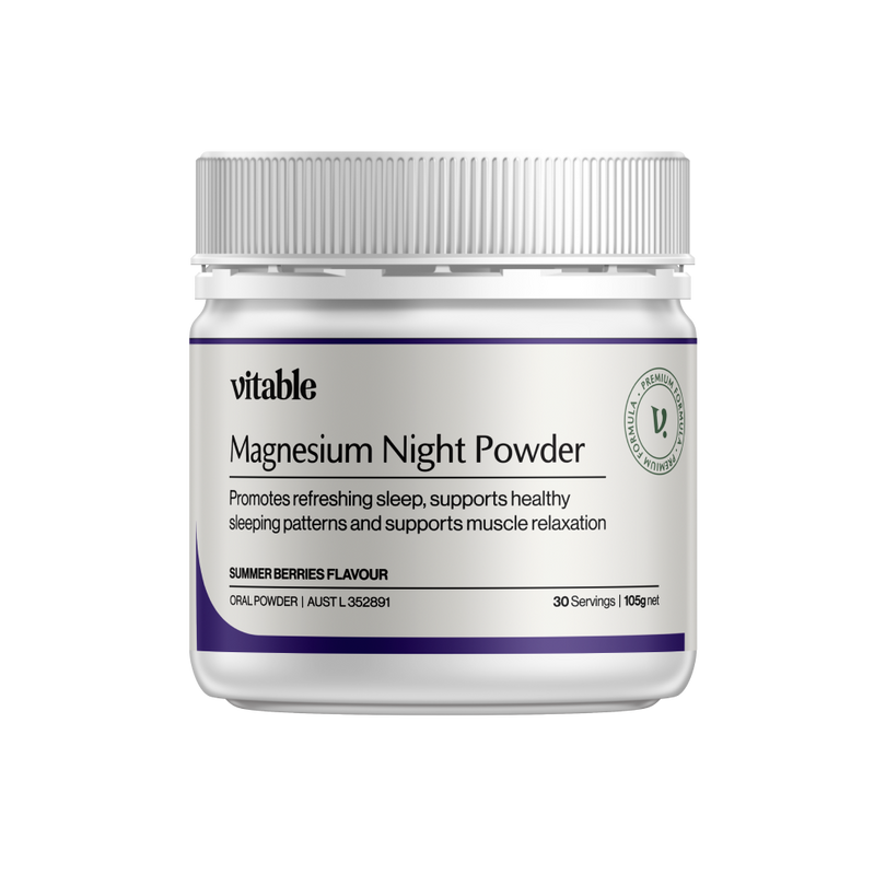 Magnesium Night Powder by Vitable | Made in Australia