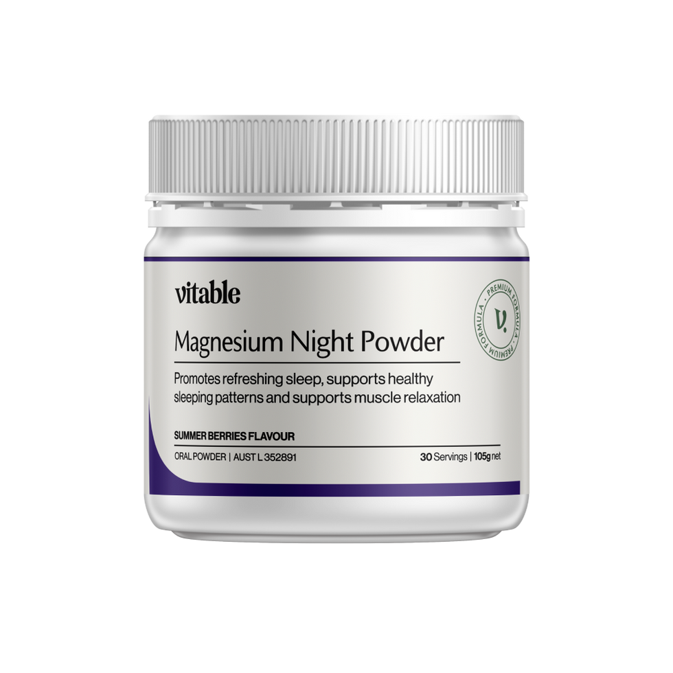 Magnesium Night Powder by Vitable | Made in Australia